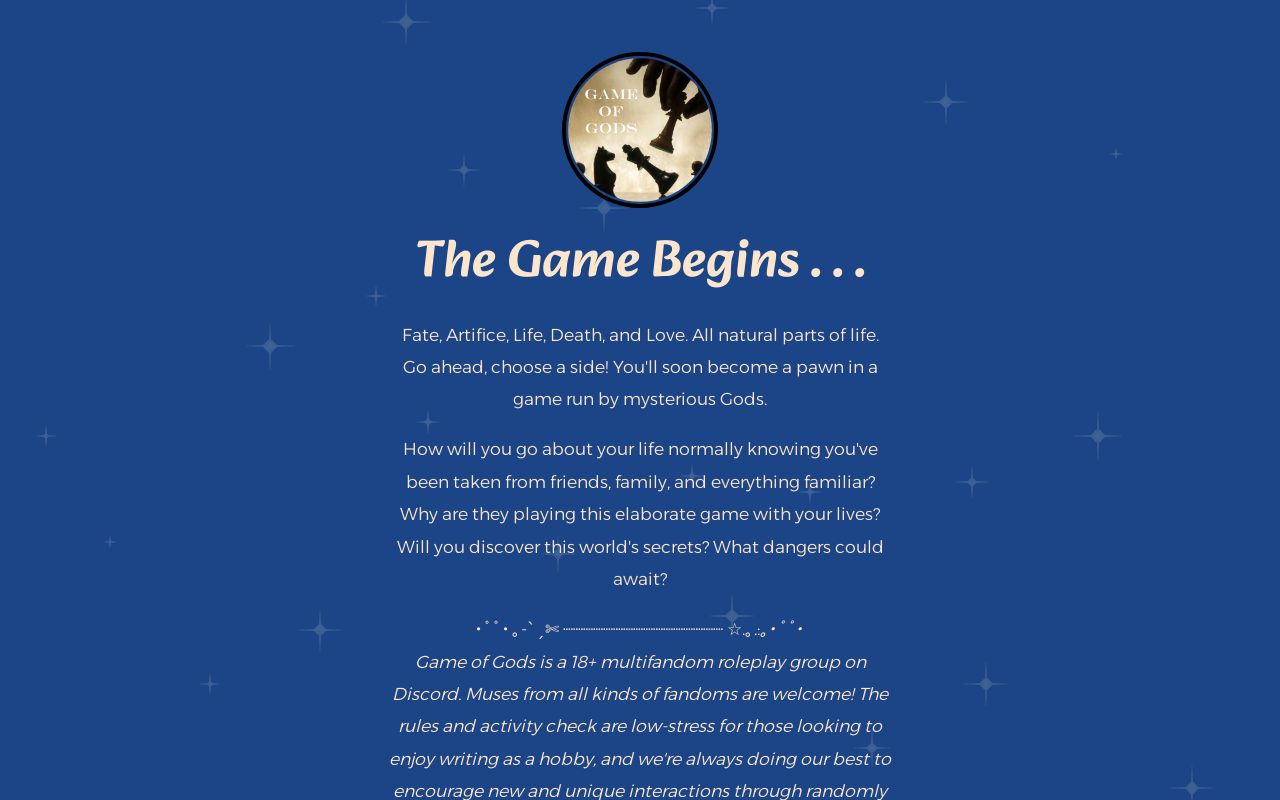 Game of Gods 18+ MFRP